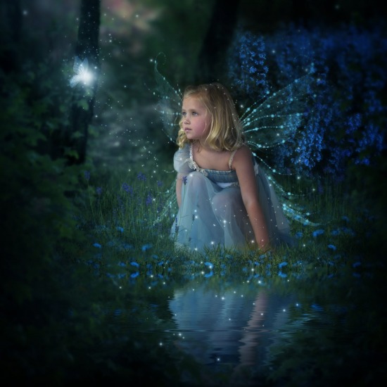 Fairy Day - Blue Fairy Photography